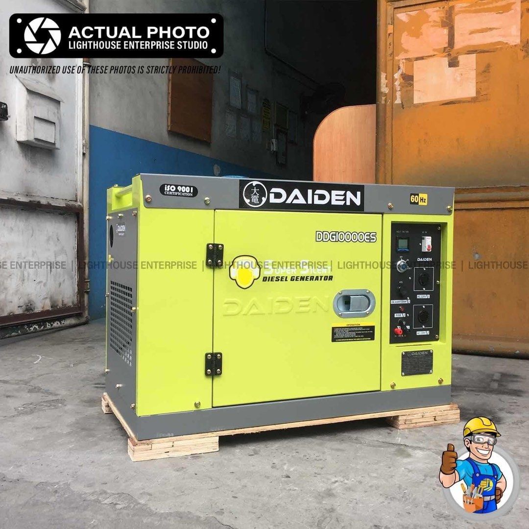 Daiden Japan 10kva Diesel Silent Type Generator Set (DDG 10000ES) ATS ...