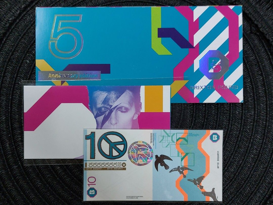 David Bowie - 10 Brixton Pound Anniversary Edition, Hobbies & Toys ...