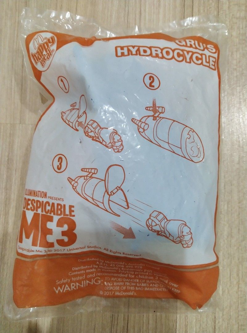 Despicable Me 3 Gru's Hydrocycle, Hobbies & Toys, Toys & Games on Carousell