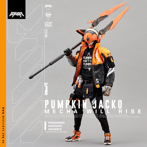Devil Toys 1/6th Scale Collectible Figure - Mecha Will Rise - Pumpkin ...
