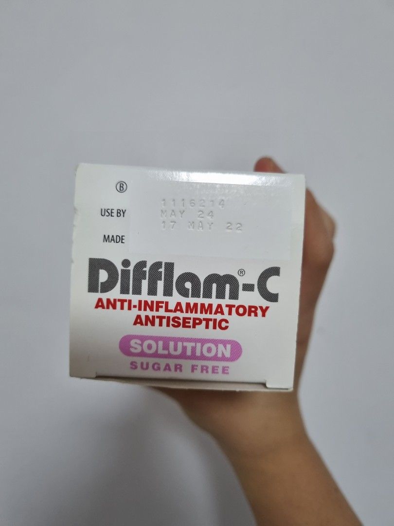 Difflam Anti Inflammatory Antiseptic Solution, Health & Nutrition ...