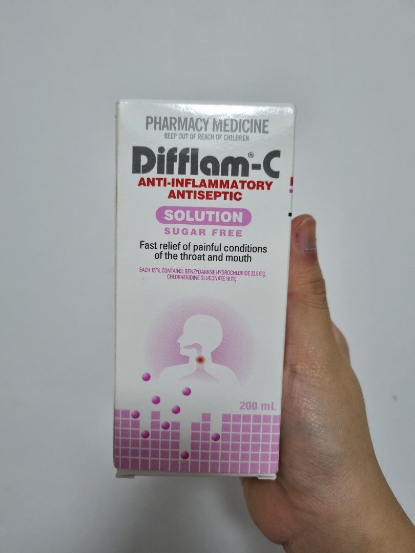 Difflam Anti Inflammatory Antiseptic Solution, Health & Nutrition ...