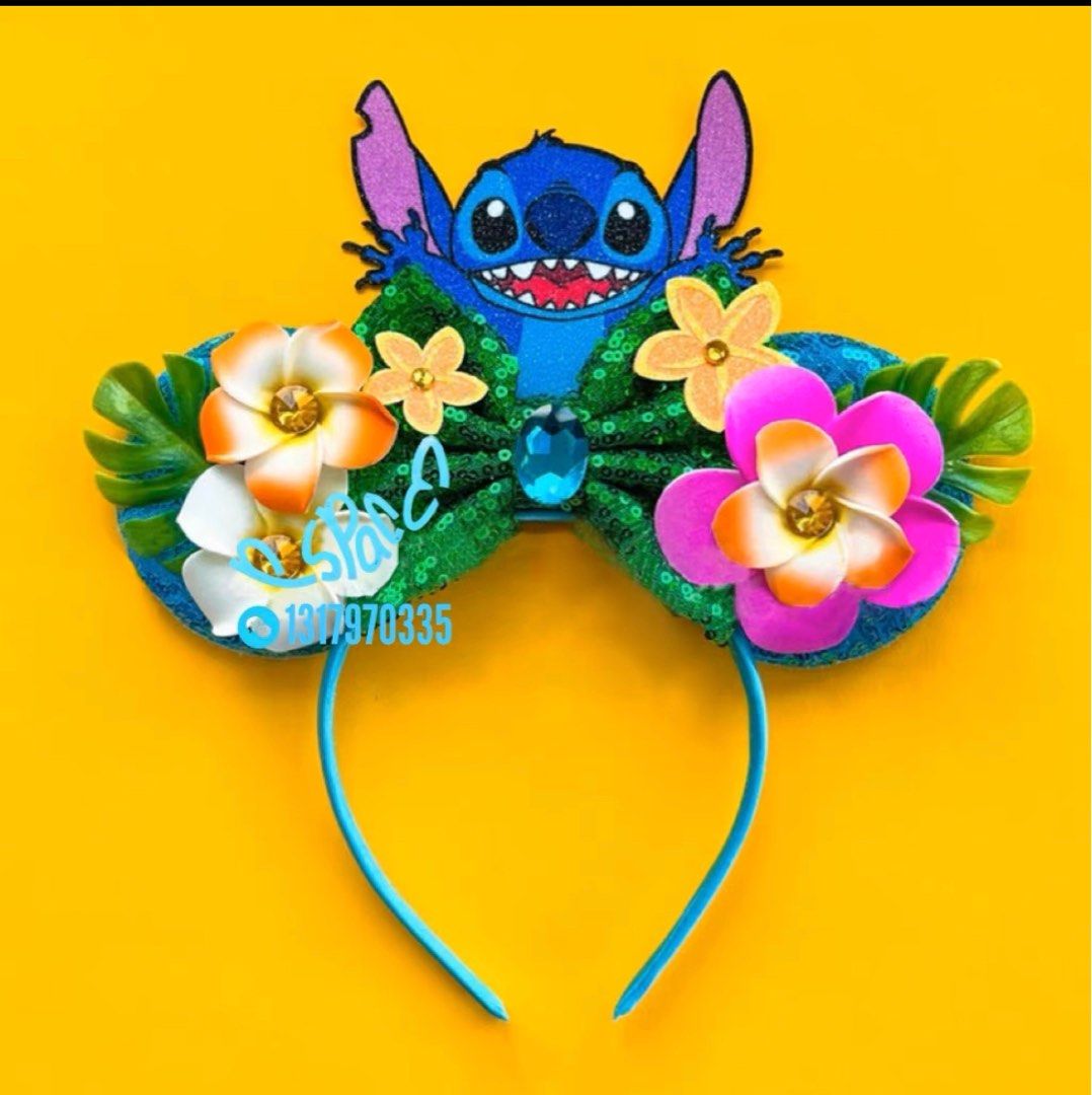 Disney Stitch Headband, Women's Fashion, Watches & Accessories, Hair ...
