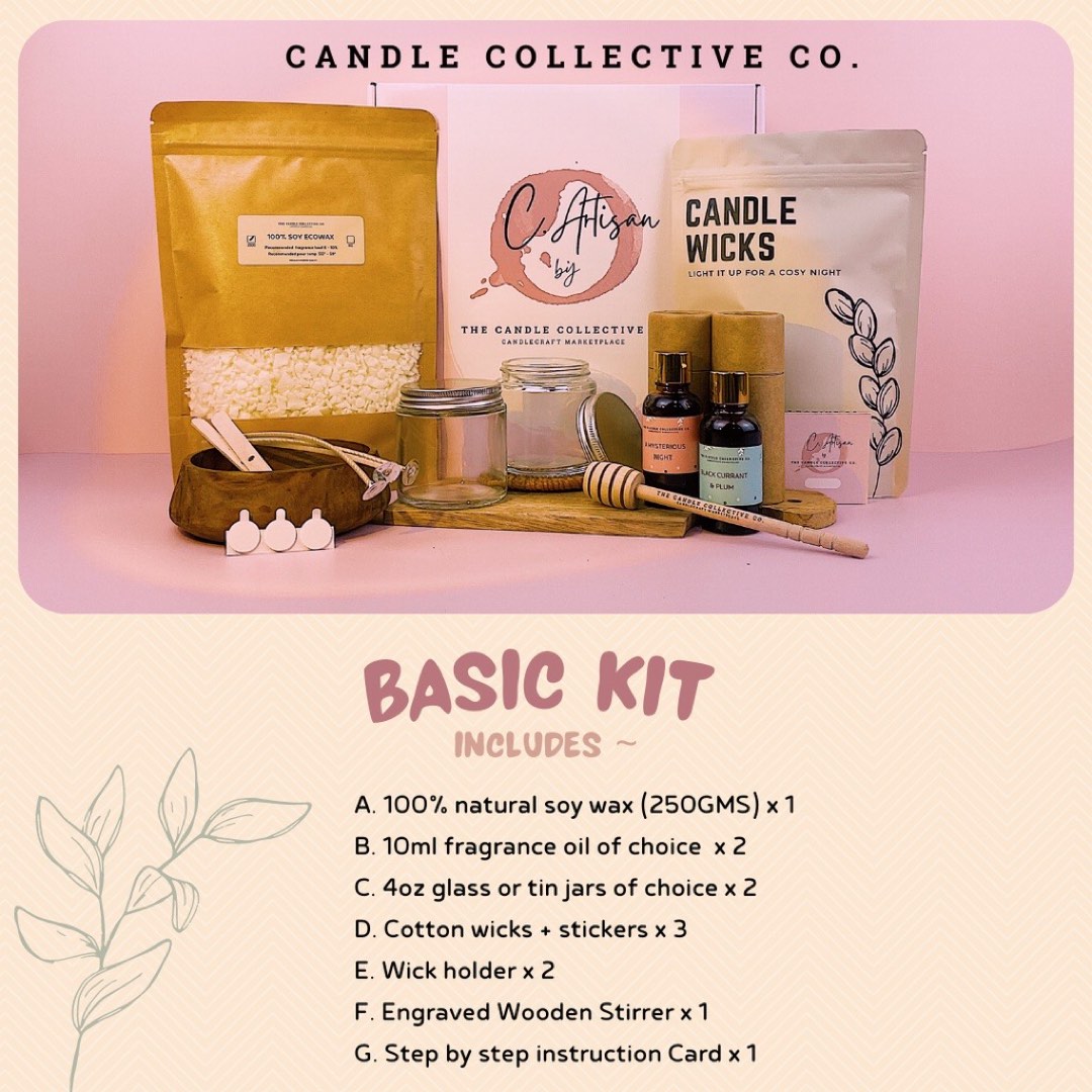 DIY Basic Candle Making Kit (Candle Collective Co), Hobbies & Toys ...