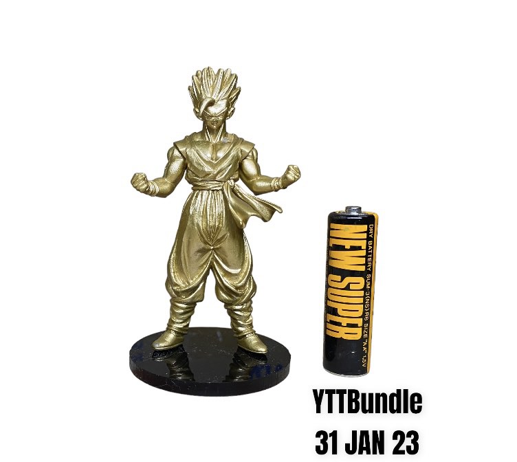 Dragonball - HG Gashapon Gold Goku Super Saiyan Figure, Hobbies & Toys ...