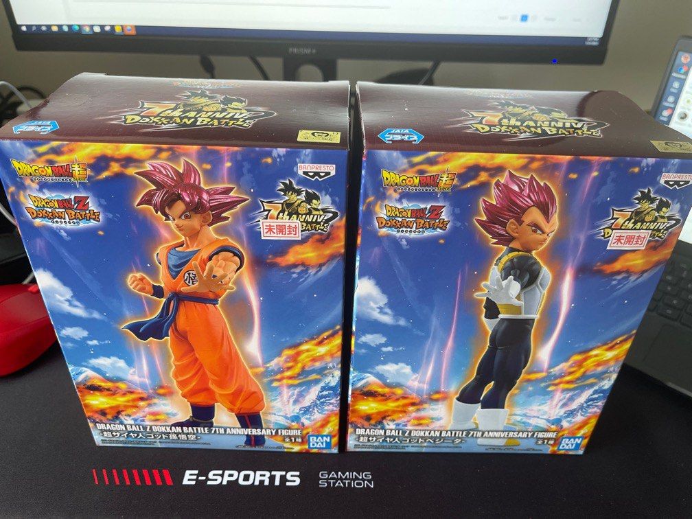 Dragonball Z Dokkan Battle 7th Anniversary Golf & Vegeta Set, Hobbies ...