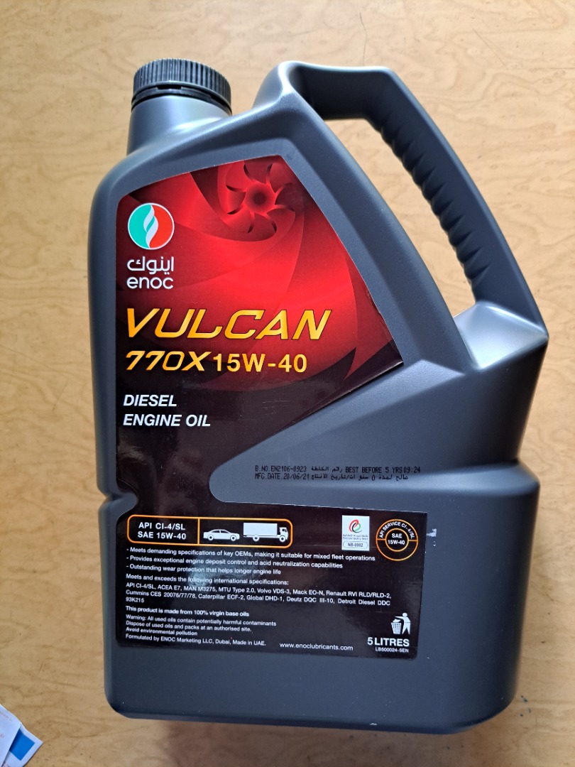 Enoc 15W40 Engine Oil, Car Accessories, Accessories on Carousell