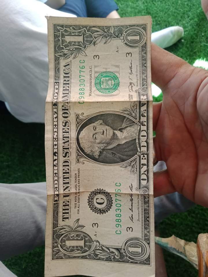 Error.cut 1 dollar bill, Hobbies & Toys, Memorabilia & Collectibles ...