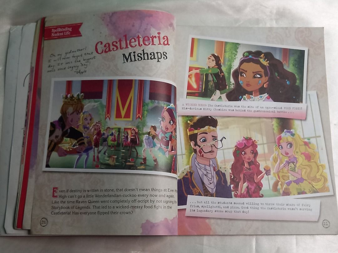 Ever After High Yearbook A Hexciting Year at Ever After High, Hobbies ...