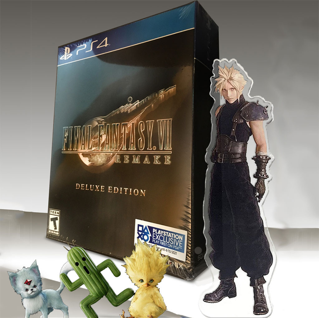 Final Fantasy VII Remake 1st Class Edition + Cloud Standee (R1), Video ...