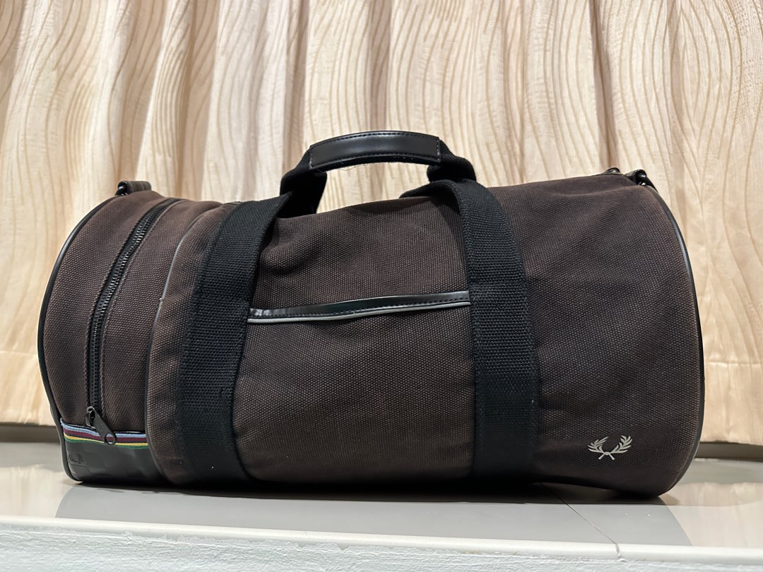 Fred Perry Duffel bag, Men's Fashion, Bags, Backpacks on Carousell