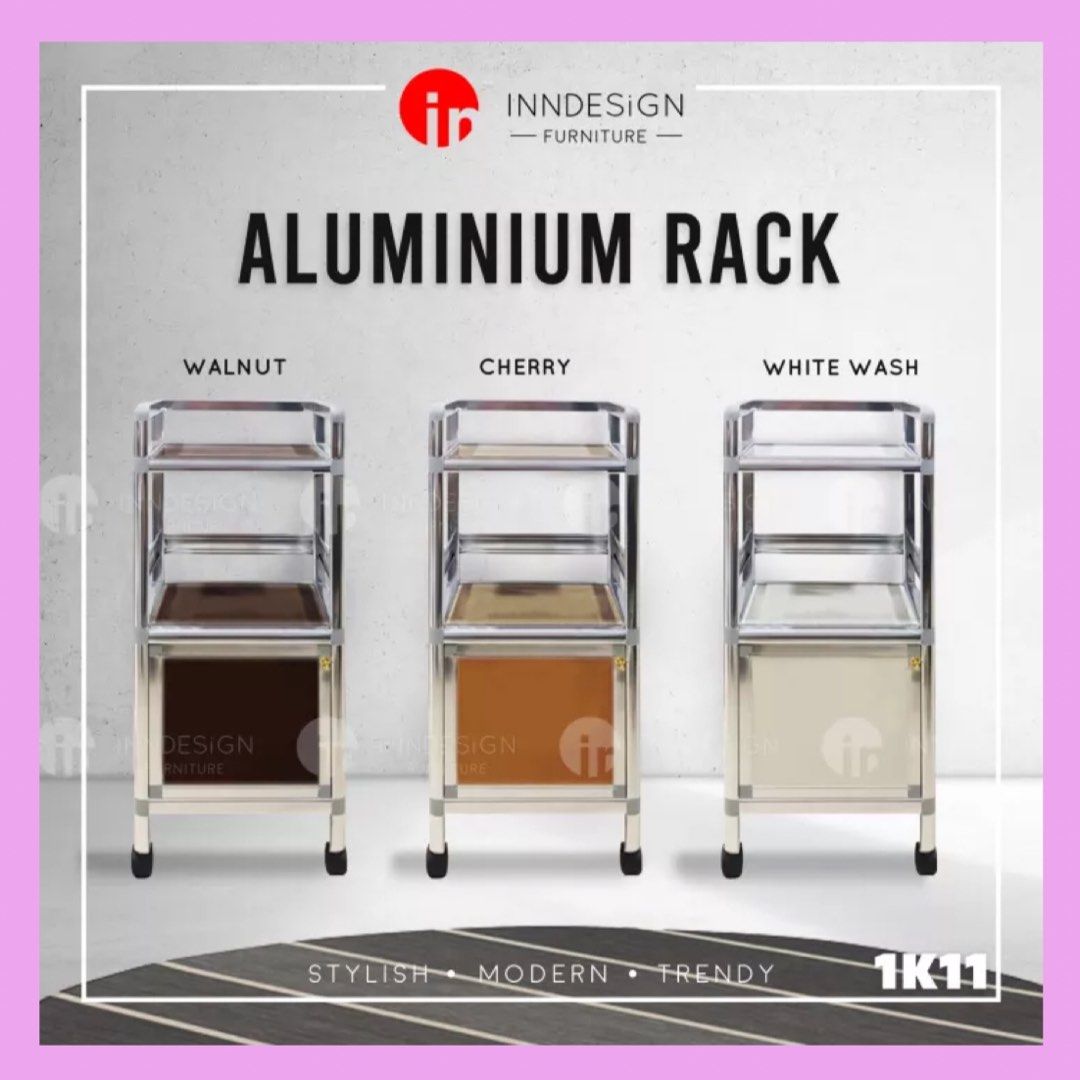 Free delivery kitchen cabinet aluminum racks, Furniture & Home Living ...