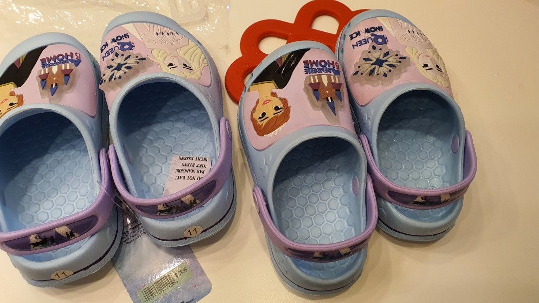 FROZEN X BATA Girls Water Clogs / Crocs by Disney [Lights Up!], Babies ...