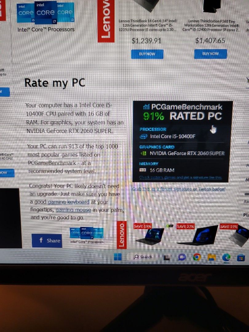 Gaming PC with RTX 2060 Super, Computers & Tech, Desktops on Carousell