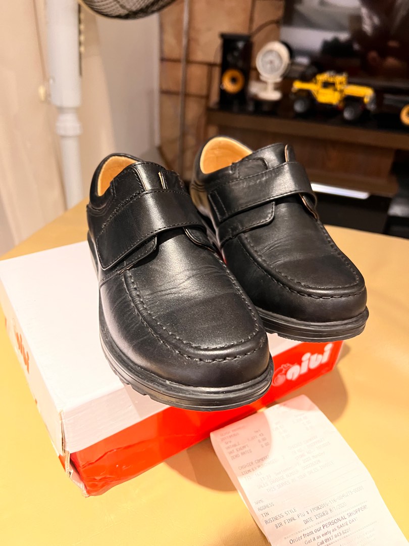 Gibi Black Shoes for Boys Size 32, Babies & Kids, Babies & Kids Fashion ...