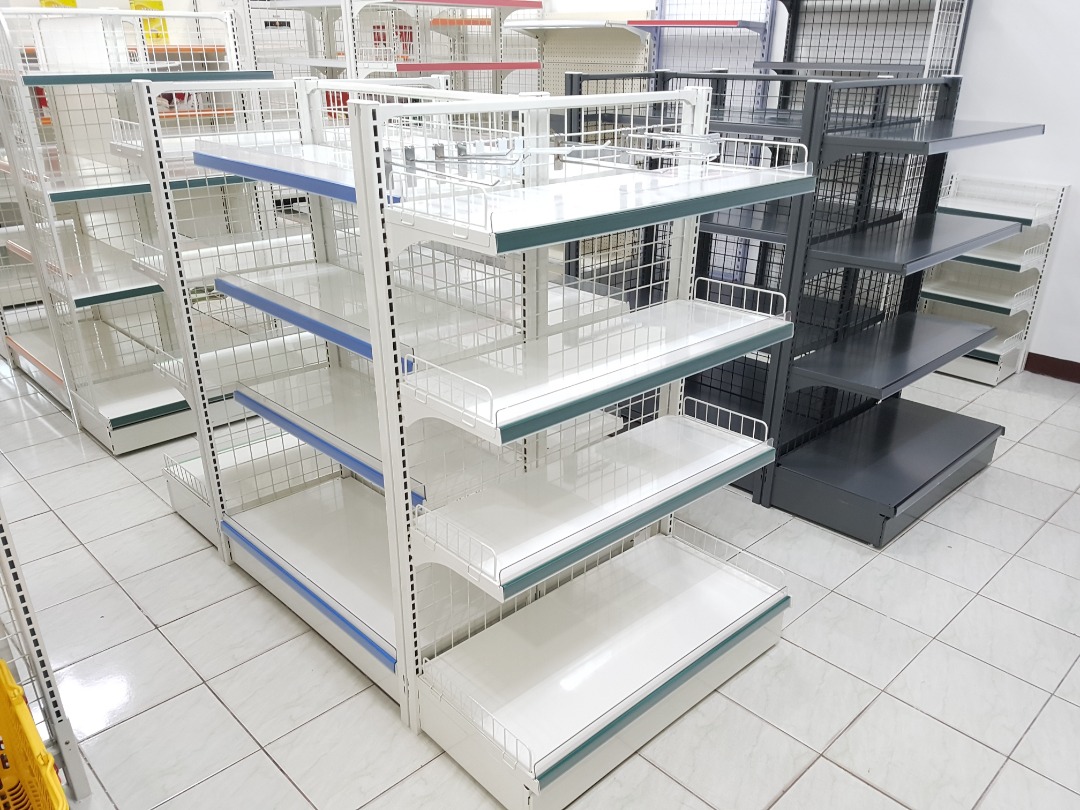 Gondola supermarket storage racks display high quality made in korea ...