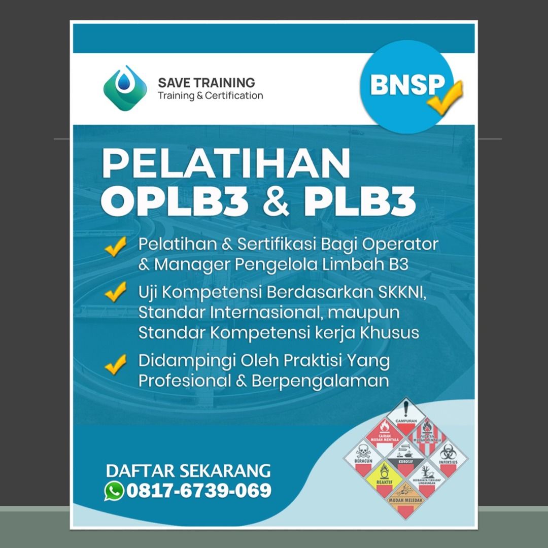 GRATIS Konsultasi, CALL 0817-6739-069, Training Sertifikasi OPLB3 dan ...