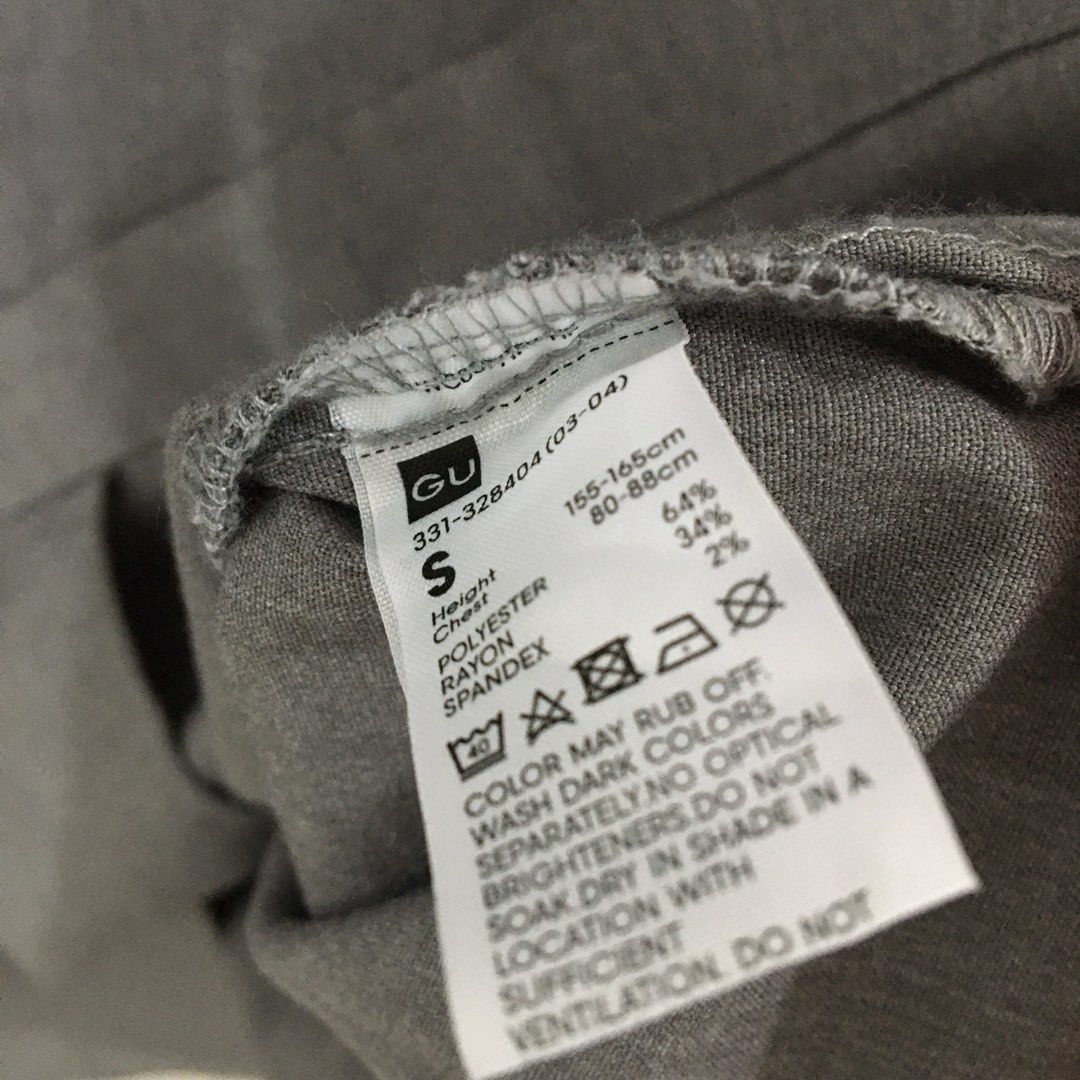 GU Mens by Uniqlo Japanese Contemporary Open Collar Longsleeve, Men's Fashion, Tops & Sets ...