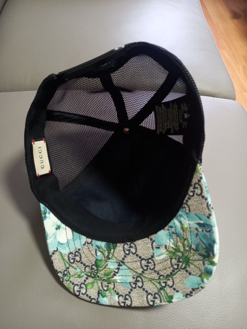 Gucci Blue Blooms Baseball Cap, Luxury, Apparel on Carousell