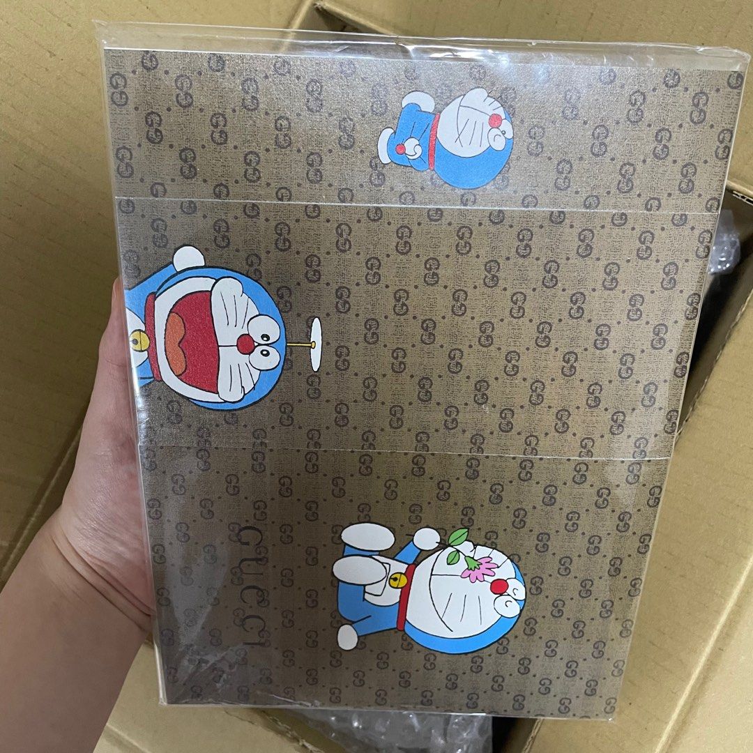Gucci x Doraemon special collaboration note book + note pad set ...