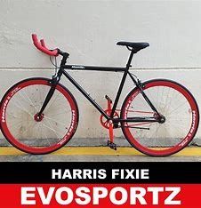 Harris fixie red (handle bar is a drop bar), Sports Equipment, Bicycles ...