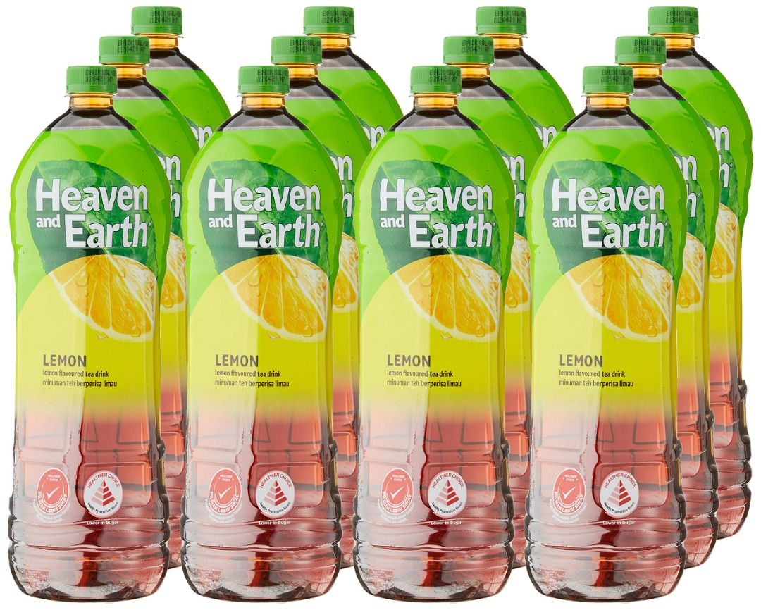 Heaven & Earth Ice Lemon Tea 500 Ml x 12 [GreenshineSg], Food & Drinks ...