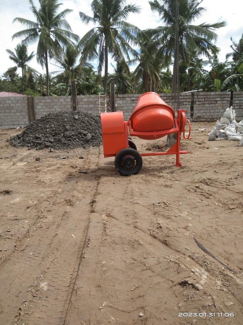 Heavy Duty One Bagger Cement Mixer with Shinmax Gasoline Engine 7.5HP ...