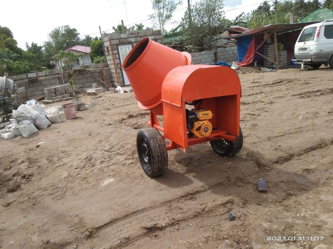 Heavy Duty One Bagger Cement Mixer with Shinmax Gasoline Engine 7.5HP ...