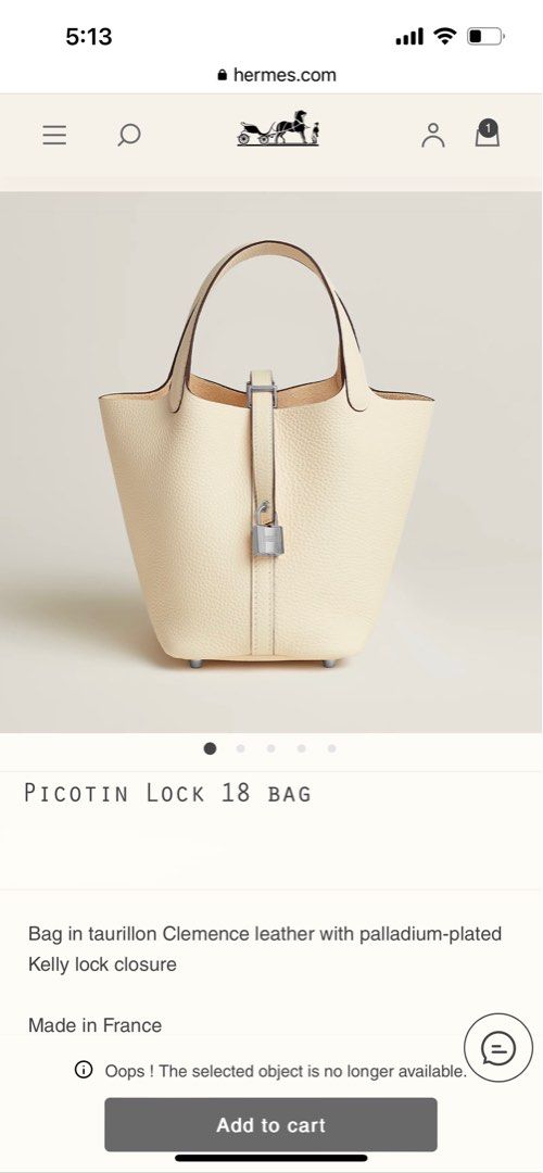 Hermes - Picotin Lock 18, Luxury, Bags & Wallets on Carousell