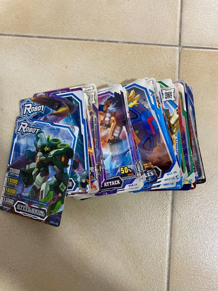 Hero of Robots Cards, Hobbies & Toys, Toys & Games on Carousell