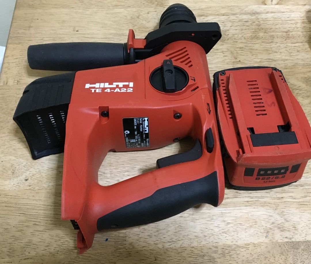 HILTI te4-A22 Cordless Impact Hammer drill SDS, Commercial & Industrial ...