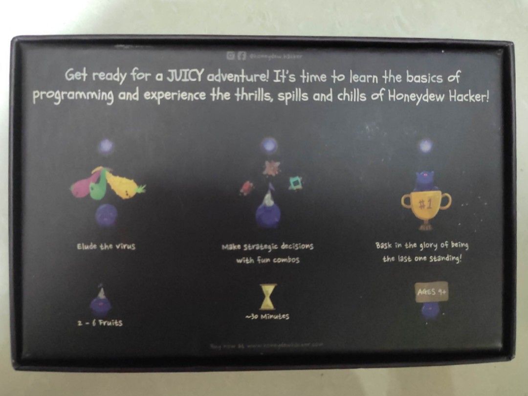 Honeydew Hacker card game, Hobbies & Toys, Toys & Games on Carousell