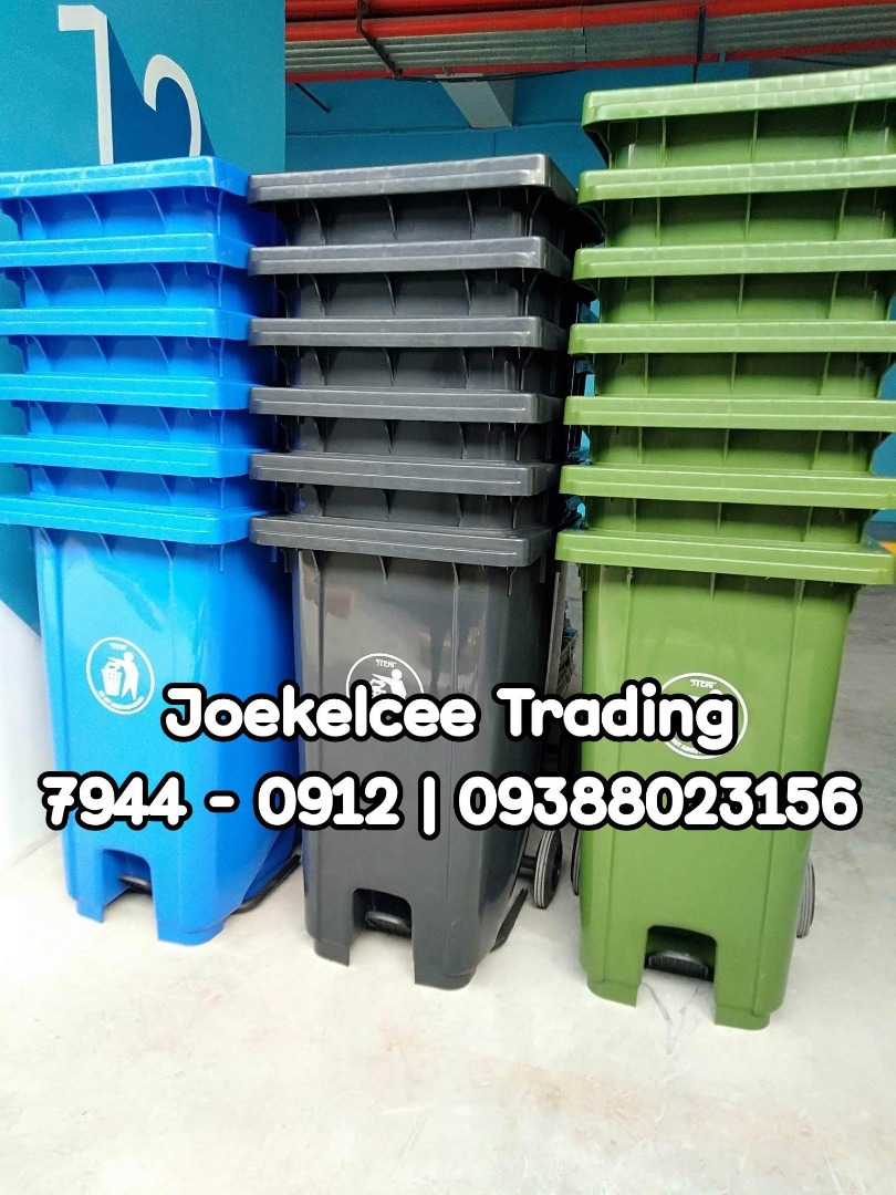 Industrial trash bin, Furniture & Home Living, Cleaning & Homecare ...