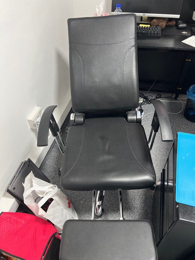 INNO innovation chair leather, Furniture & Home Living, Furniture ...