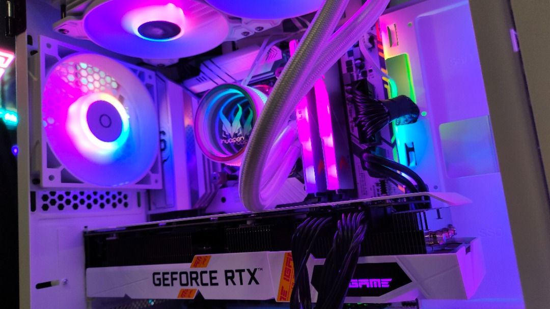 Invasion DX-240 RGB AIO Cooler (Black/White), Computers & Tech, Parts ...