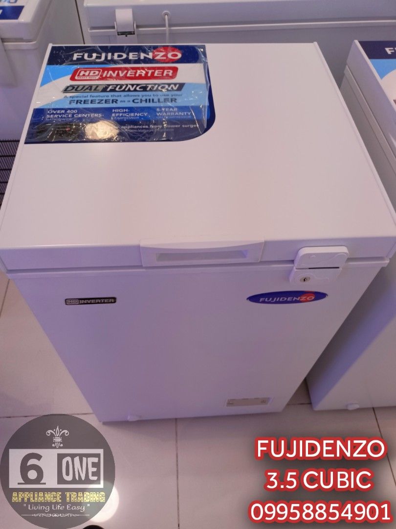 INVERTER DUAL FUNCTION CHEST FREEZER FUJIDENZO, TV & Home Appliances ...