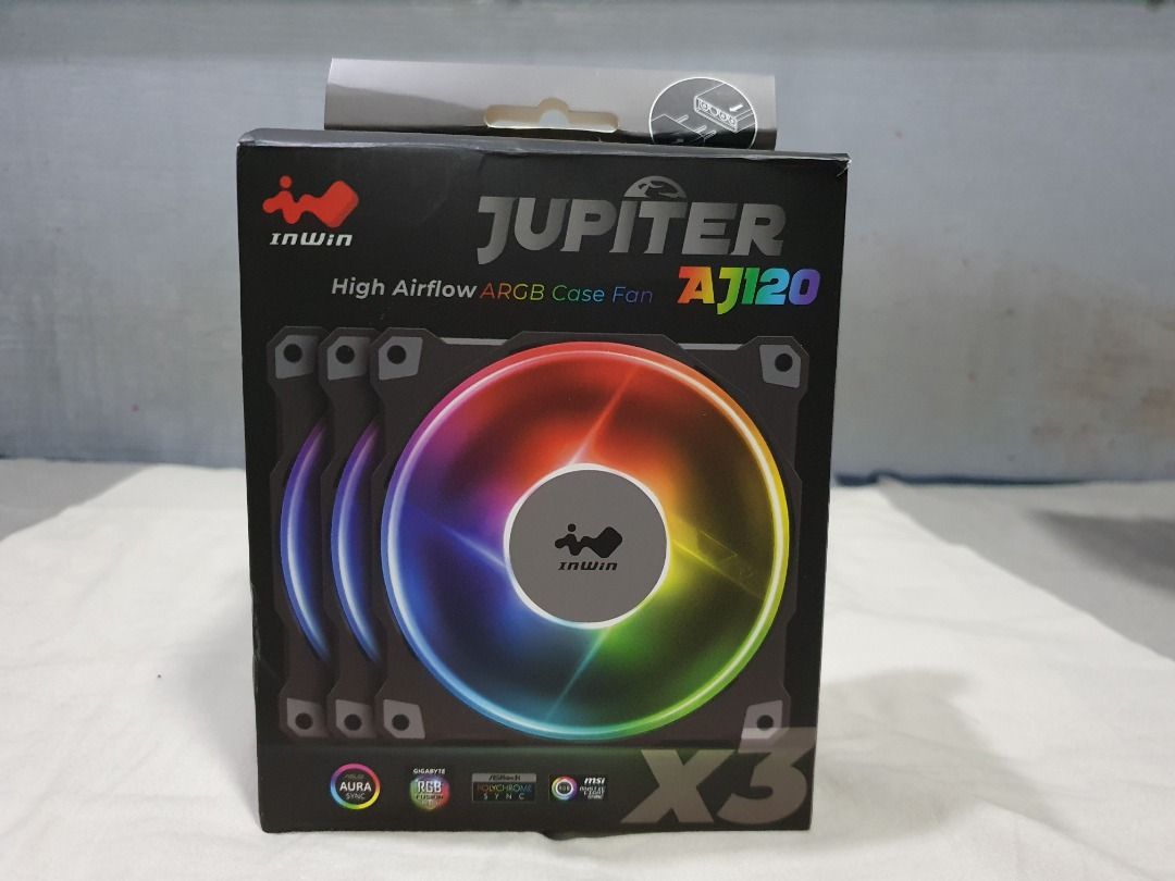 InWin Jupiter AJ120 ARGB Case Fans (x3), Computers & Tech, Parts & Accessories, Other ...