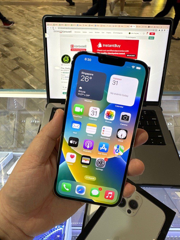 IPhone 13 Pro Max Sliver 512GB 90% #3026392, Mobile Phones & Gadgets ...