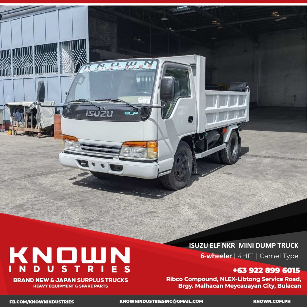 ISUZU ELF MINI DUMP TRUCK CAMEL TYPE, Special Vehicles, Heavy Vehicles ...