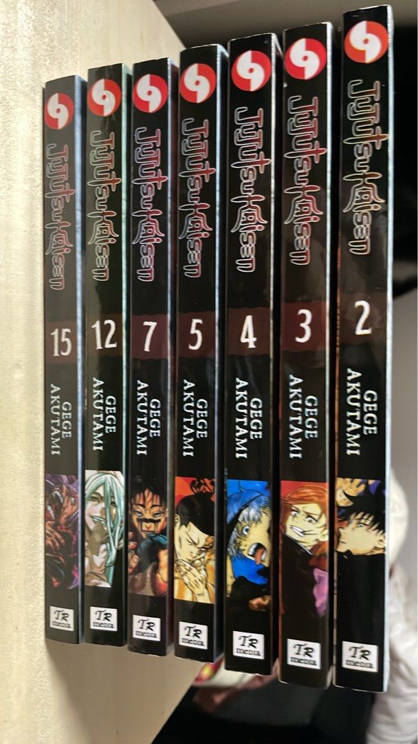 Jujutsu Kaisen manga volume 2,3,4,5,7,12,15 TR media, Hobbies & Toys ...