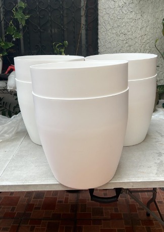 Jumbo Pearl White Pots for Planters - To Valenzuela City, Furniture ...
