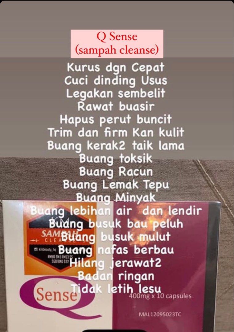 Kak Km Sampah Beauty And Personal Care Bath And Body Body Care On Carousell