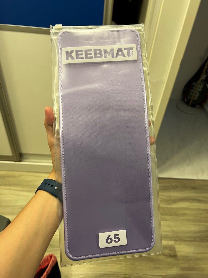 KEEBMAT 65% Lavendar Keyboard Mat, Computers & Tech, Parts ...