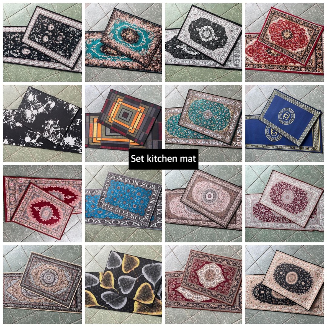 KITCHEN MAT 2IN1, Furniture & Home Living, Home Decor, Carpets, Mats ...