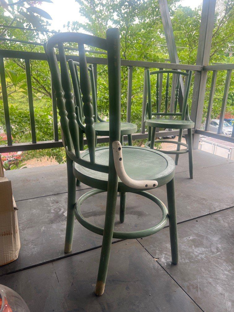 Vintage Kopitiam Chair, Furniture & Home Living, Furniture, Chairs on ...