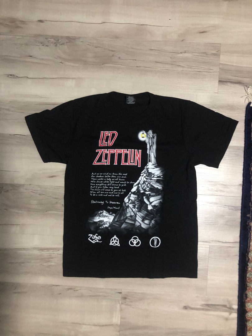 Led Zeppelin band tee, Men's Fashion, Tops & Sets, Tshirts & Polo ...