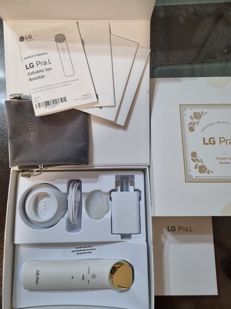 lg pra.l galvanic ion booster, Beauty & Personal Care, Face, Face Care on Carousell