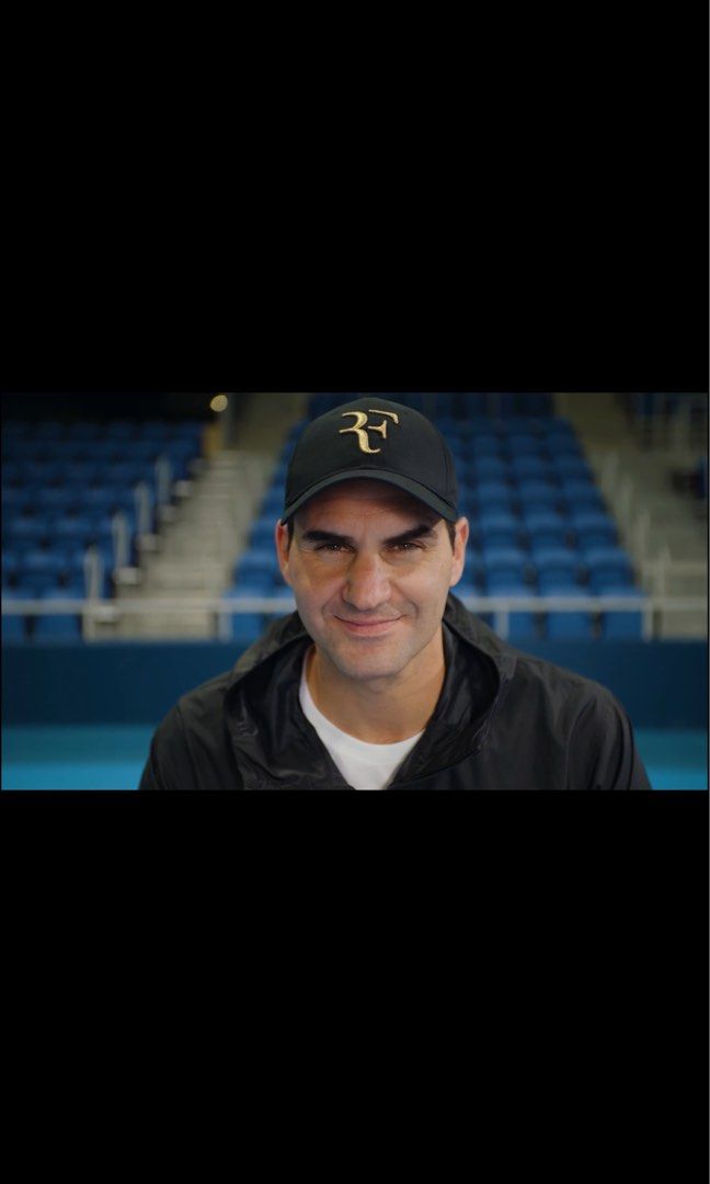 Limited Edition Commemorative Roger Federer RF Cap - UNIQLO - Black ...