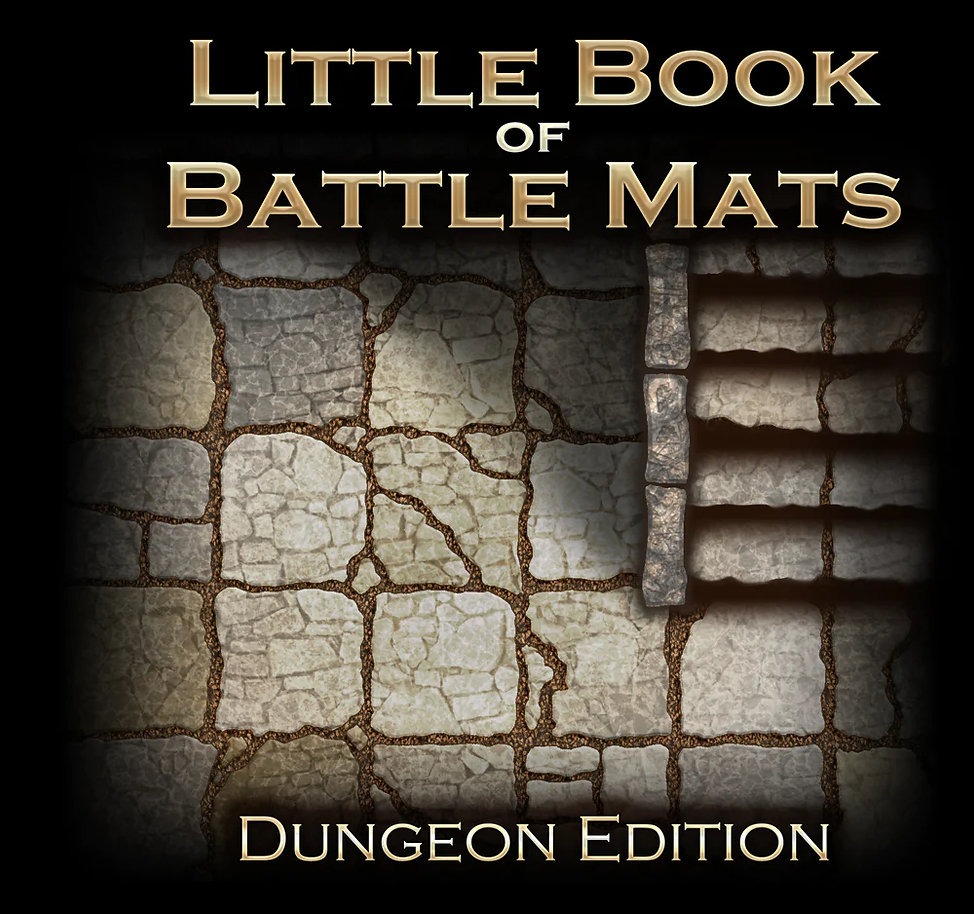 Little Book of Battle Mats: Dungeon Edition, Hobbies & Toys, Toys ...