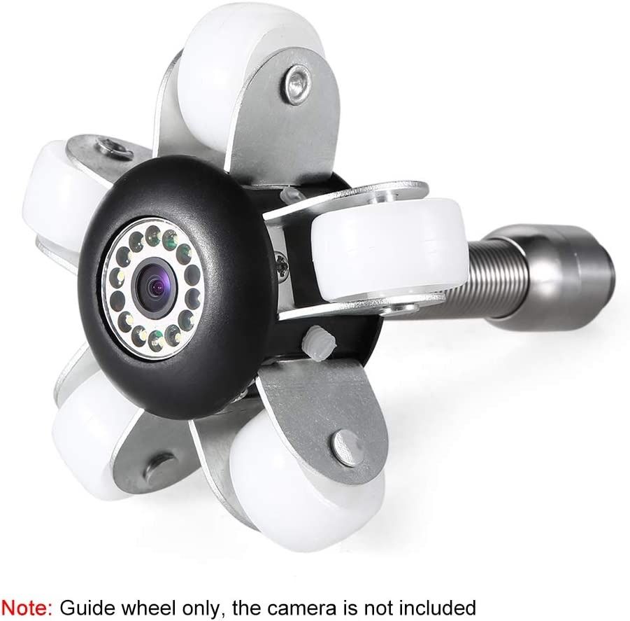 Lixada Camera wheels 90mm Guide Wheels Protective Cover for 23mm Pipe Sewer Pipeline Inspection ...